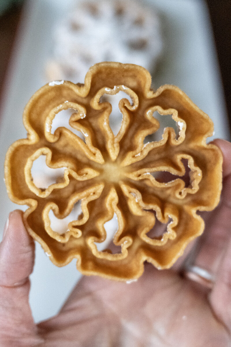 The BEST Recipe for Rosette Cookies