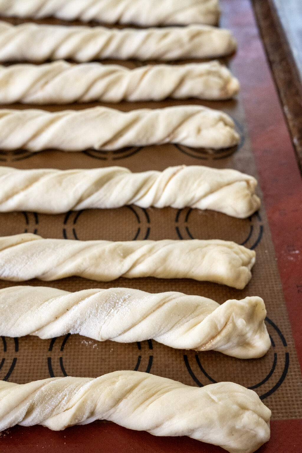 Old Fashioned Cinnamon Twists - with Buttermillk