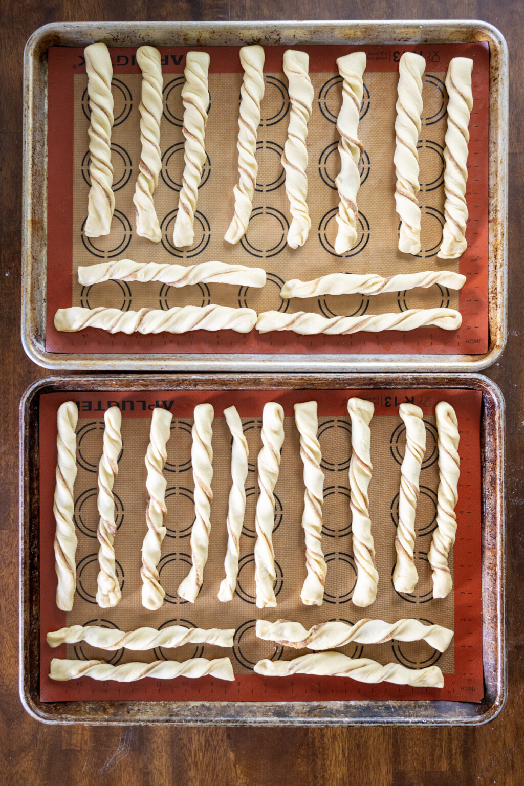 Old Fashioned Cinnamon Twists - with Buttermillk
