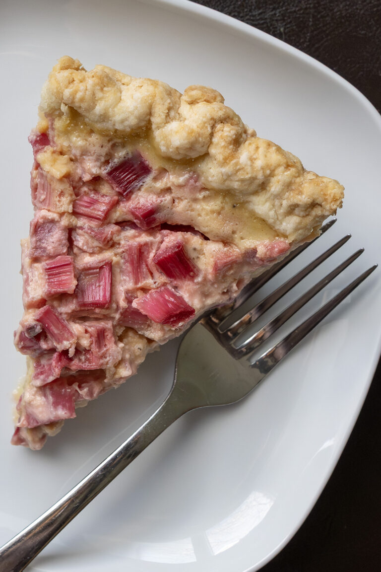 Classic Rhubarb Custard Pie Recipe
