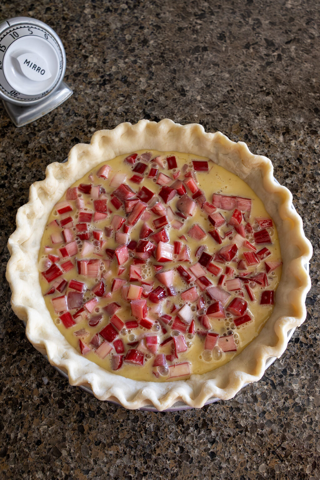 Classic Rhubarb Custard Pie Recipe