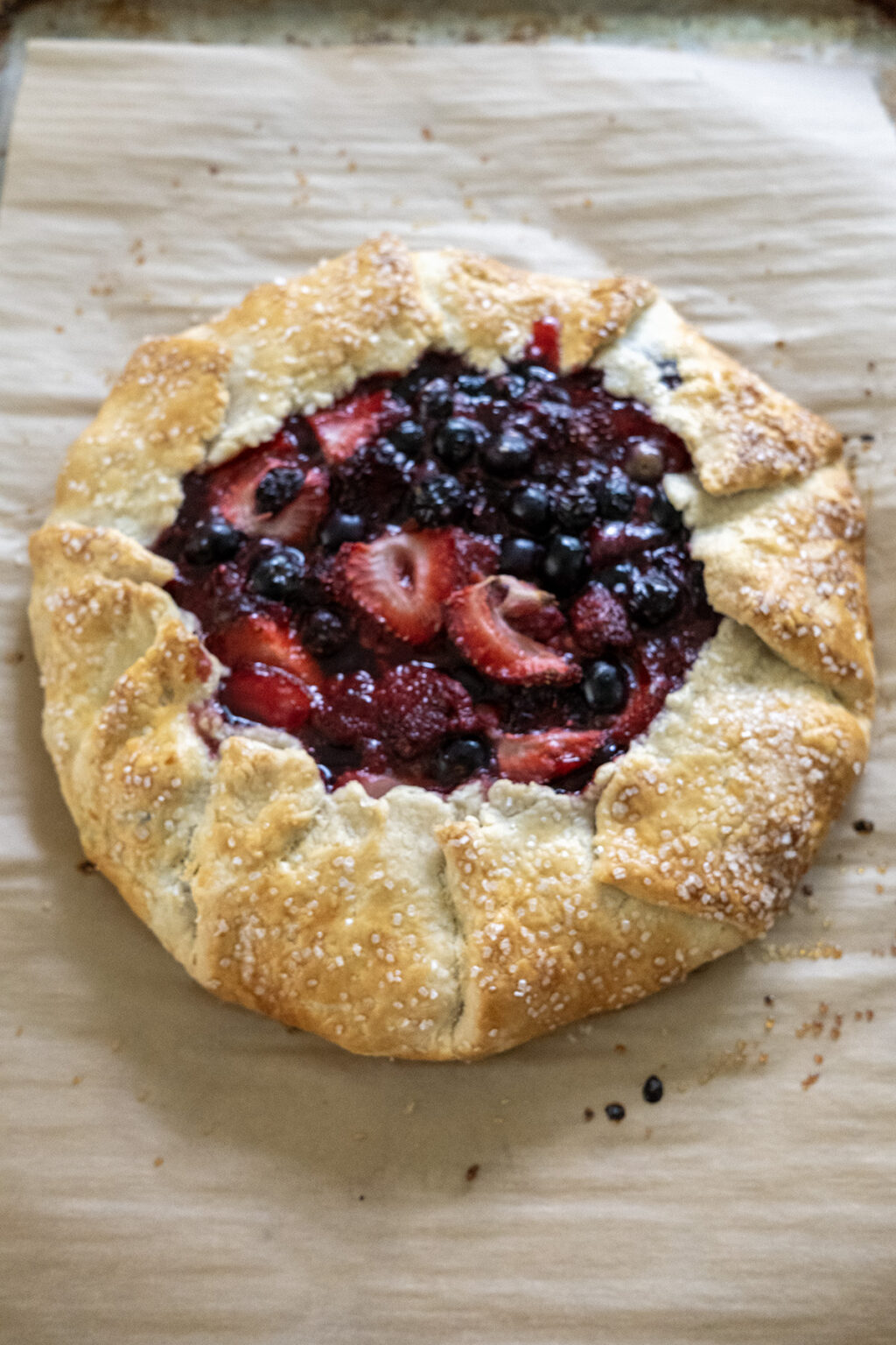 Rustic Mixed Berry Galette Recipe