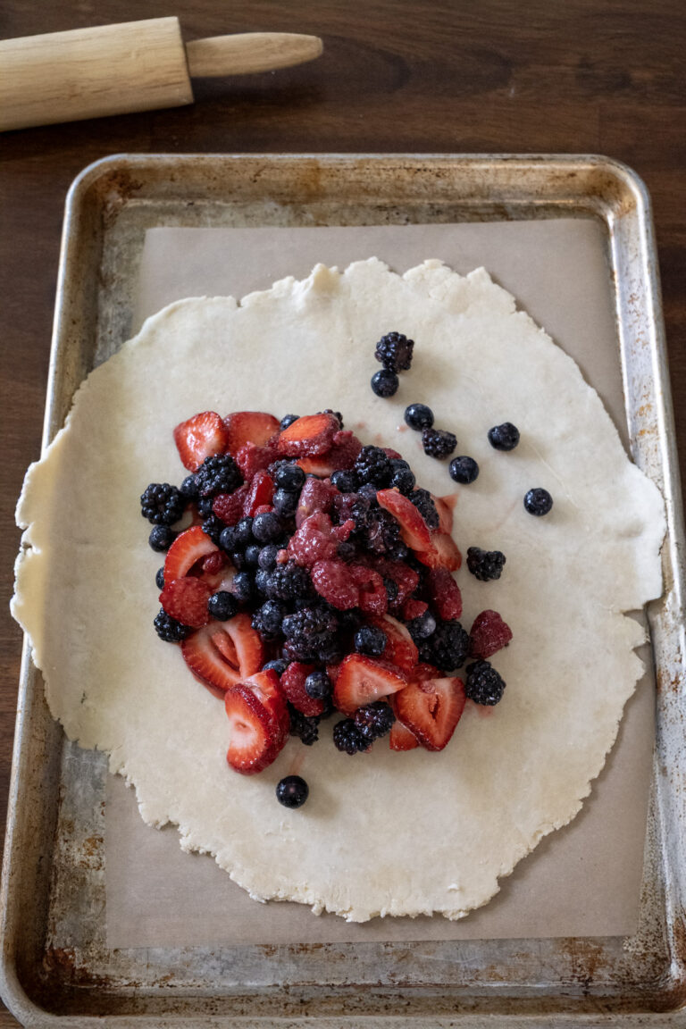 Rustic Mixed Berry Galette Recipe