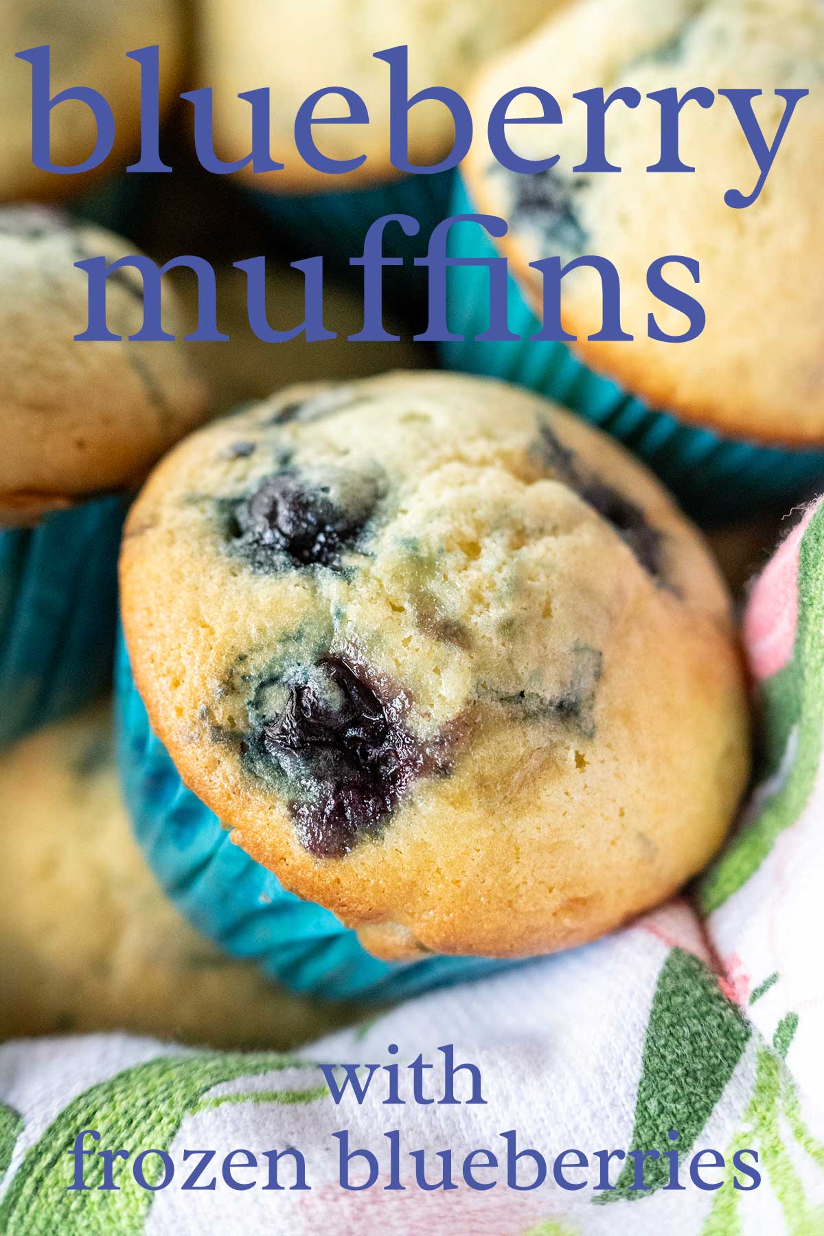 Blueberry Muffins with Frozen Blueberries